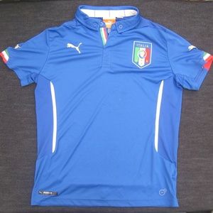 Puma | Shirts & Tops | Puma Italy Polo | Poshmark